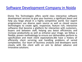 Software company noida | PPTX | Operating Systems | Computer Software and Applications