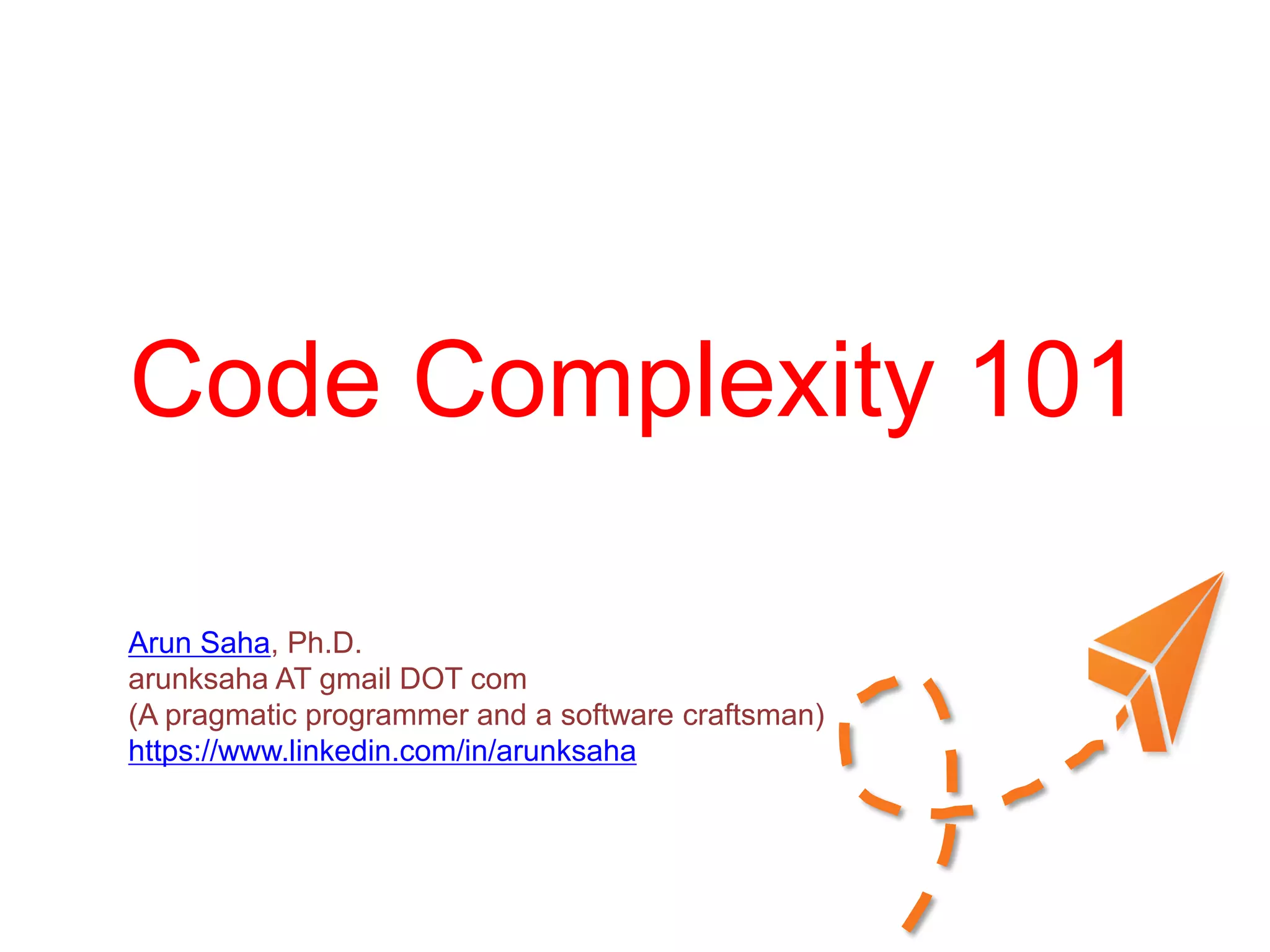 Code Complexity 101 | PDF