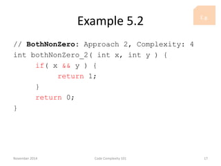 Code Complexity 101 | PDF