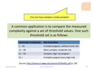 Code Complexity 101 | PDF