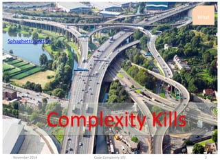 Code Complexity 101 | PDF