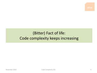 Code Complexity 101 | PDF
