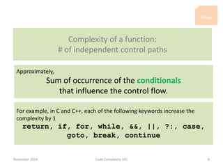 Code Complexity 101 | PDF