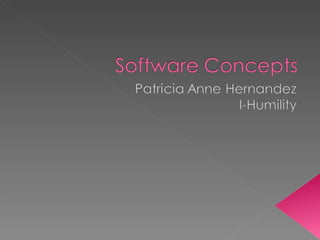 Software Concepts | PPT