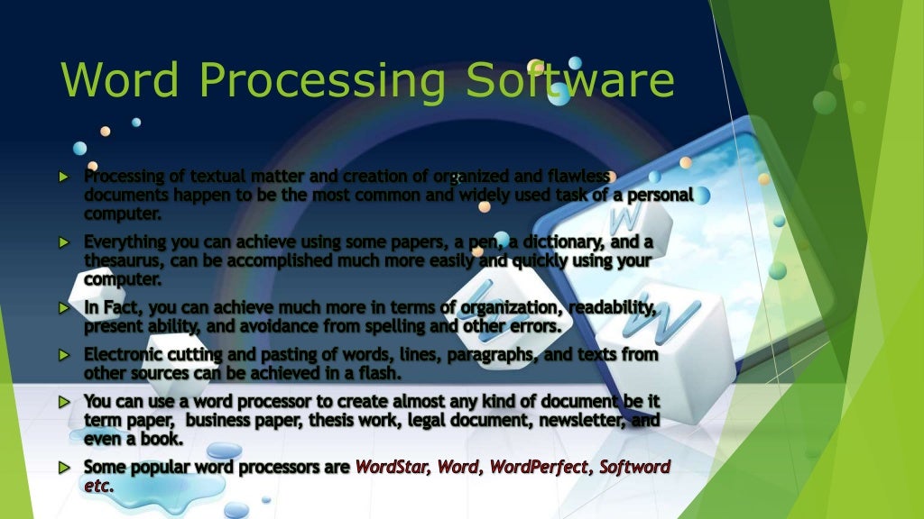 Software concepts