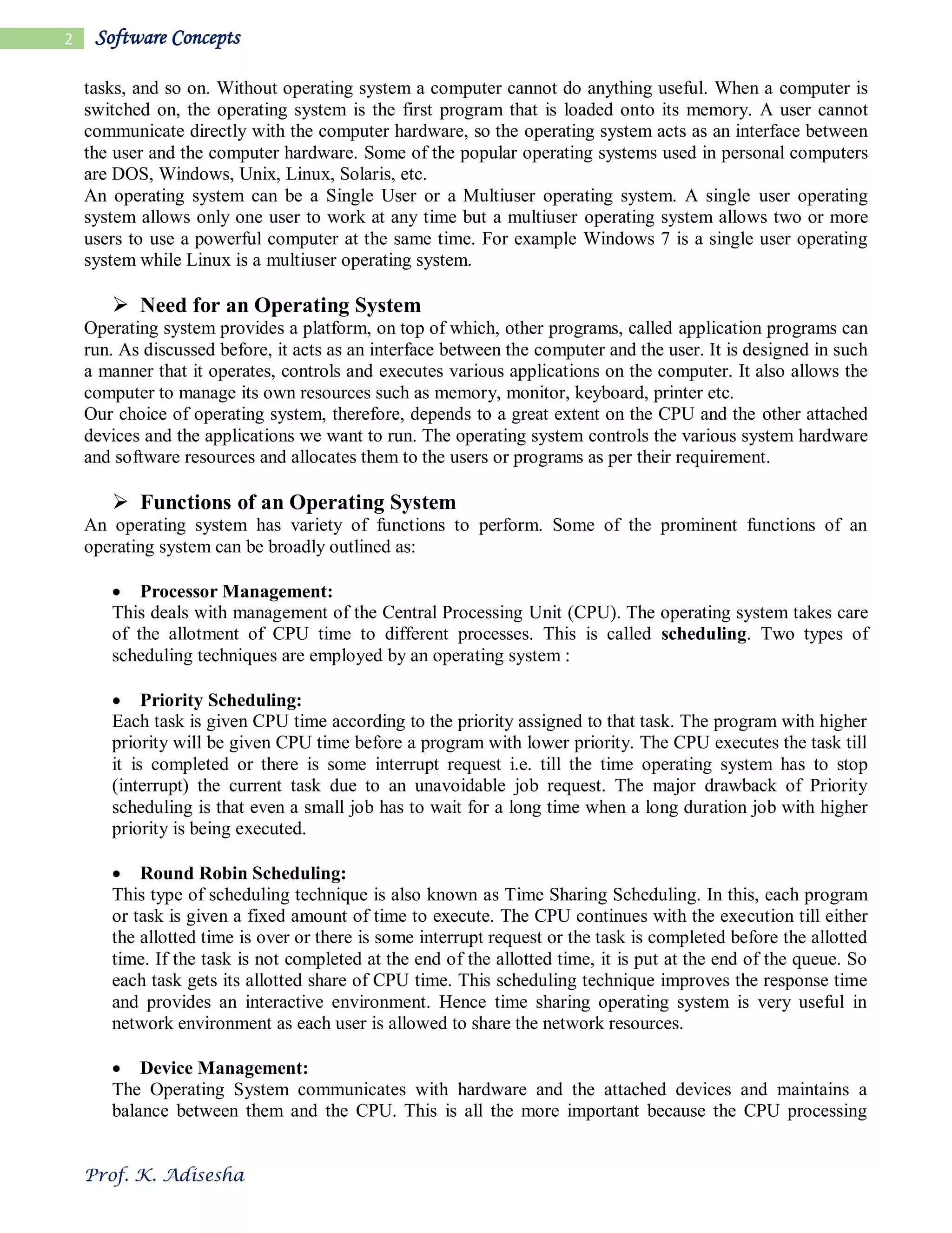 Software concepts | PDF