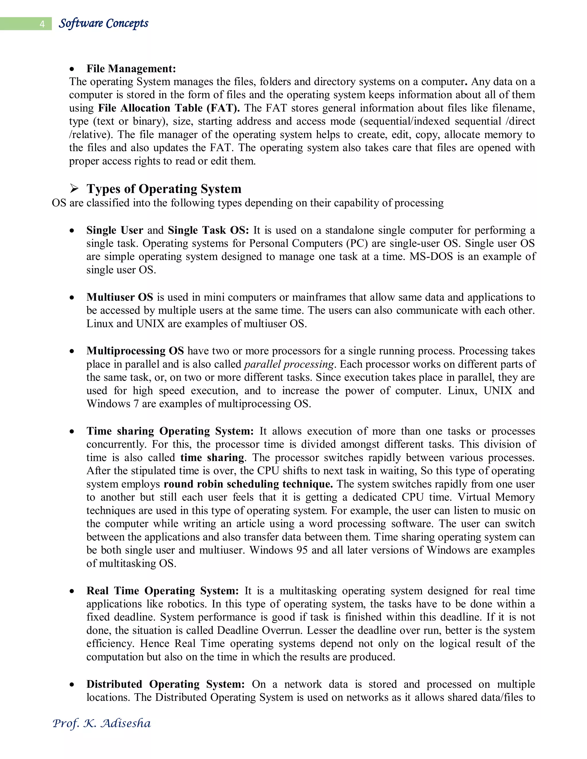 Software concepts | PDF