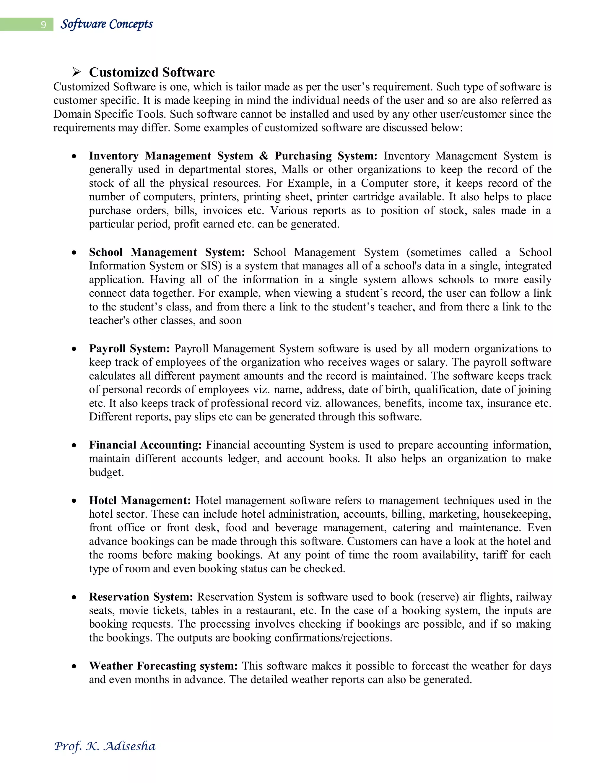 Software concepts | PDF