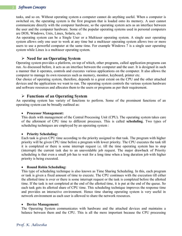 Software concepts | PDF