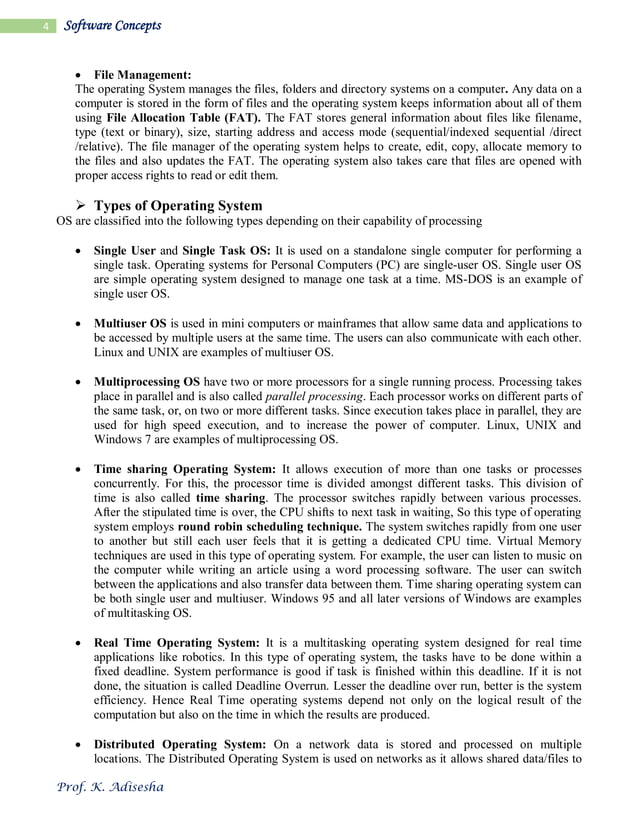 Software concepts | PDF