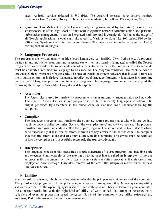 Software concepts | PDF