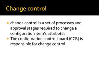 Software configuration management | PPT