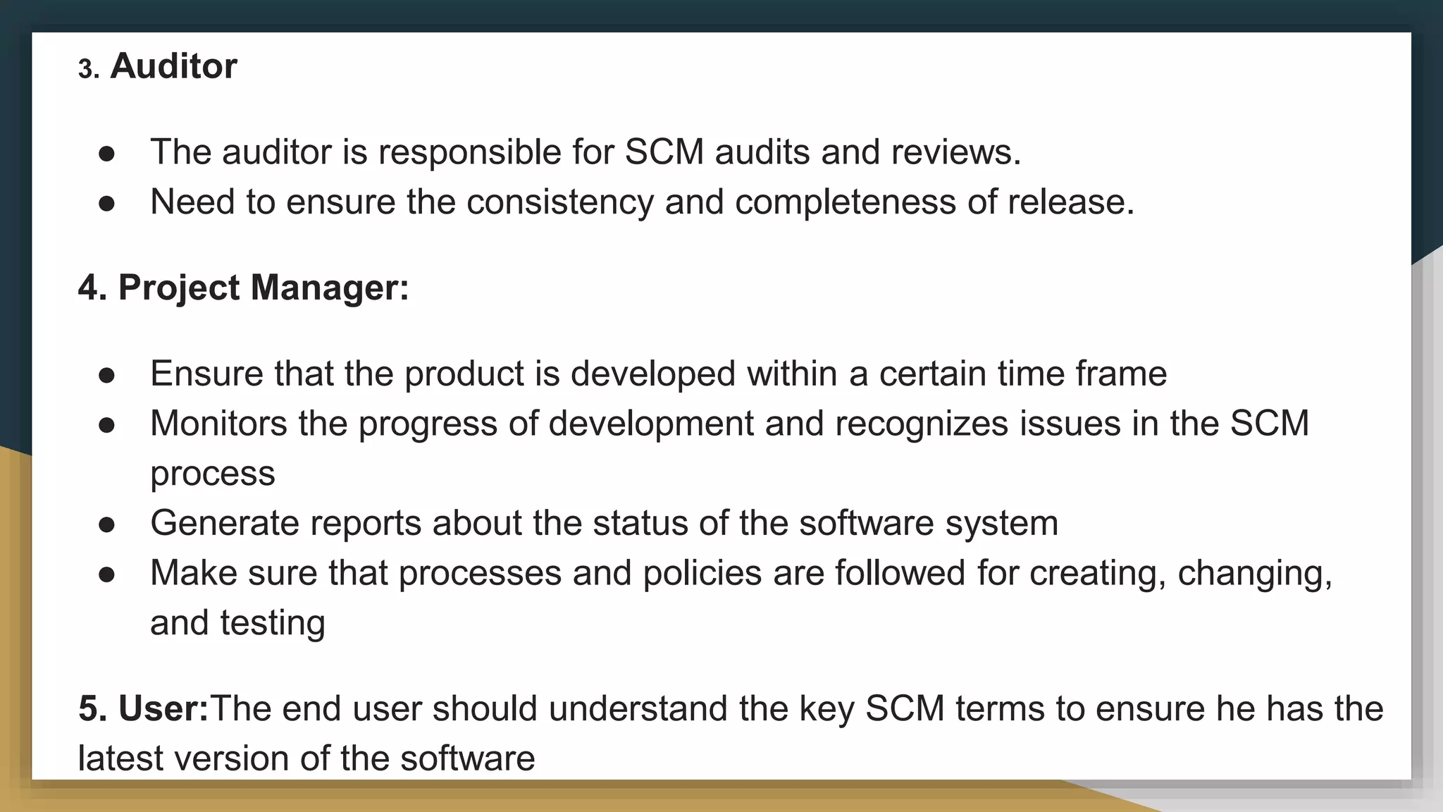 Software configuration management | PPT