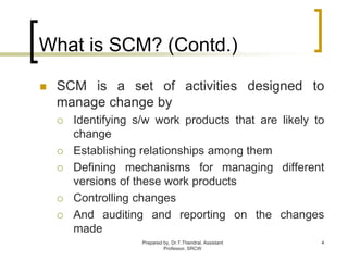 Software Configuration Management.ppt | Operating Systems | Computer ...