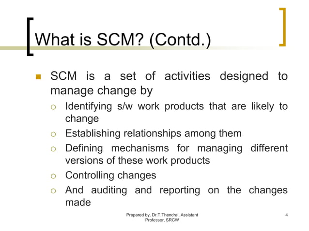 Software Configuration Management.ppt | Operating Systems | Computer Software and Applications