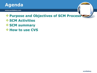 Software Configuration Management And CVS | PPT
