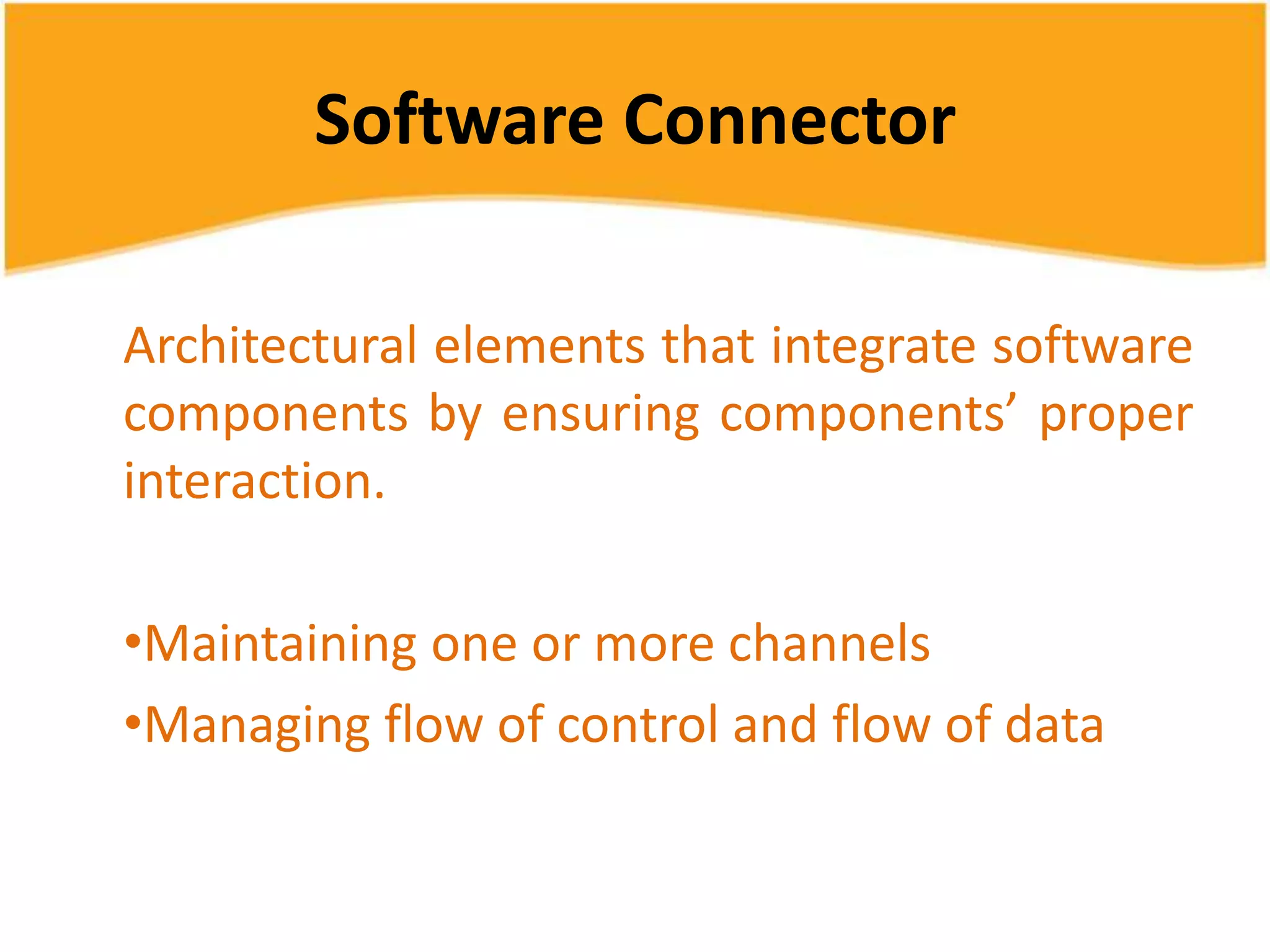 Software connector type - Adaptor | PPTX