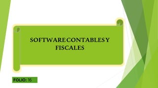 Software contables y fiscales | PPTX