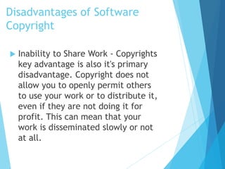 Software copyright | PPTX