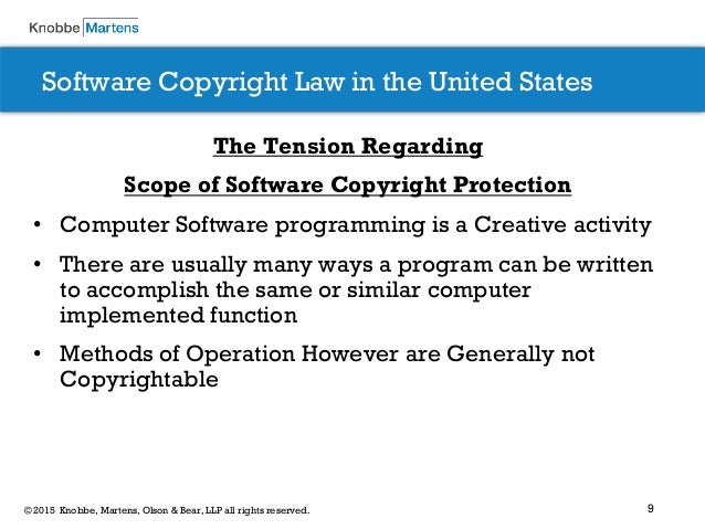 Software Copyrights In An Evolving Digital World