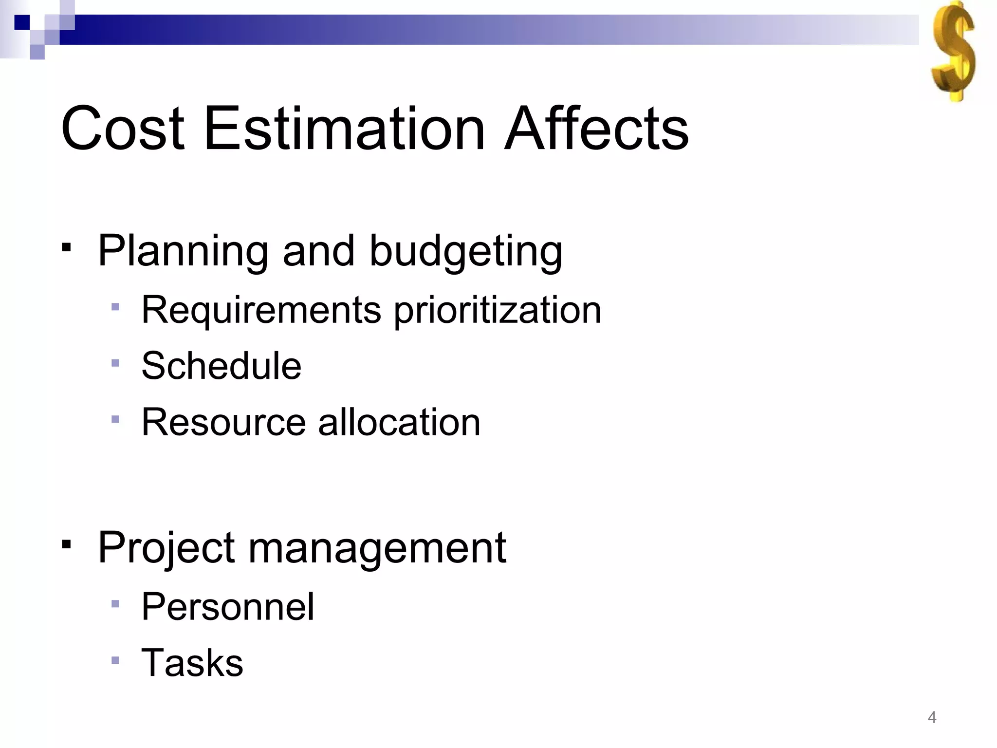 Software Cost Estimation Ppt 0010