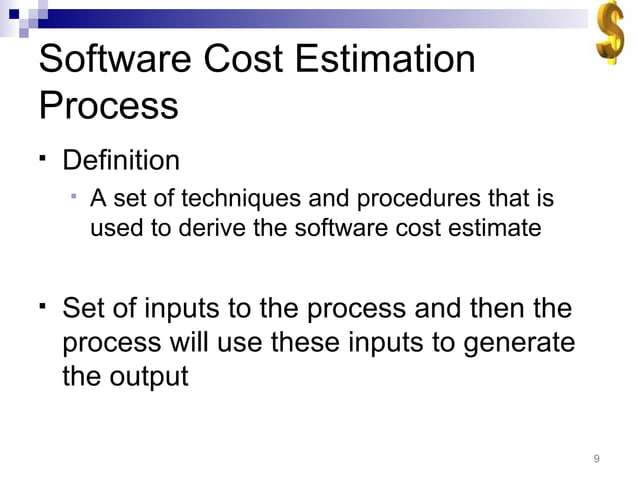 Software cost estimation | PPT | Computer Software and Applications | Computing