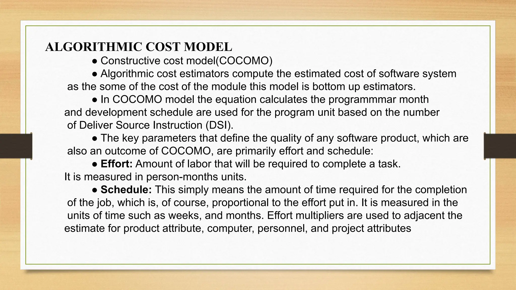 software cost estimation techniques ppt.pptx