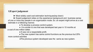 software cost estimation techniques ppt.pptx