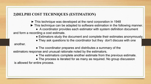 software cost estimation techniques ppt.pptx