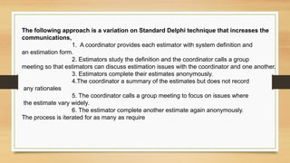 software cost estimation techniques ppt.pptx