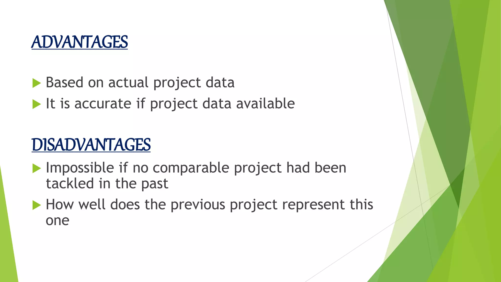 Software cost estimation techniques presentation | PPTX