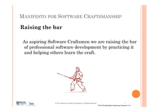 Software Craftmanship - The Agile Way | PPT