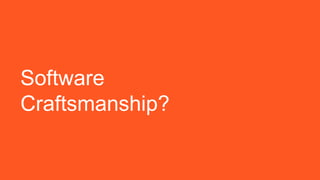 Software craftsmanship | PPT