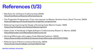 Software Craftsmanship | PPT
