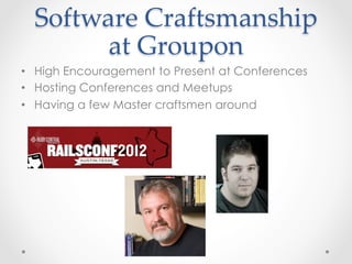 Software Craftsmanship vs Software Engineering (Lightning Talk) | PPT