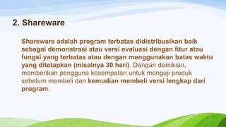 Software dan Pembagiannya | PPTX