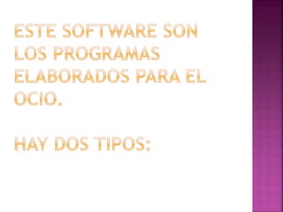 Software de entretenimiento | PPTX