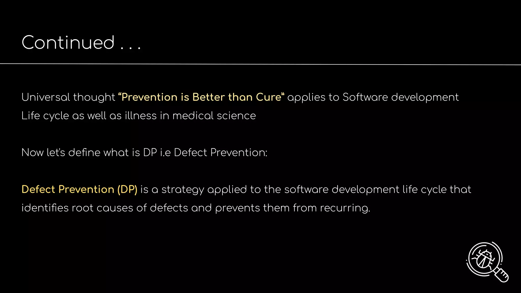 Software Defect Prevention | PPT