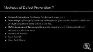 Software Defect Prevention | PPT