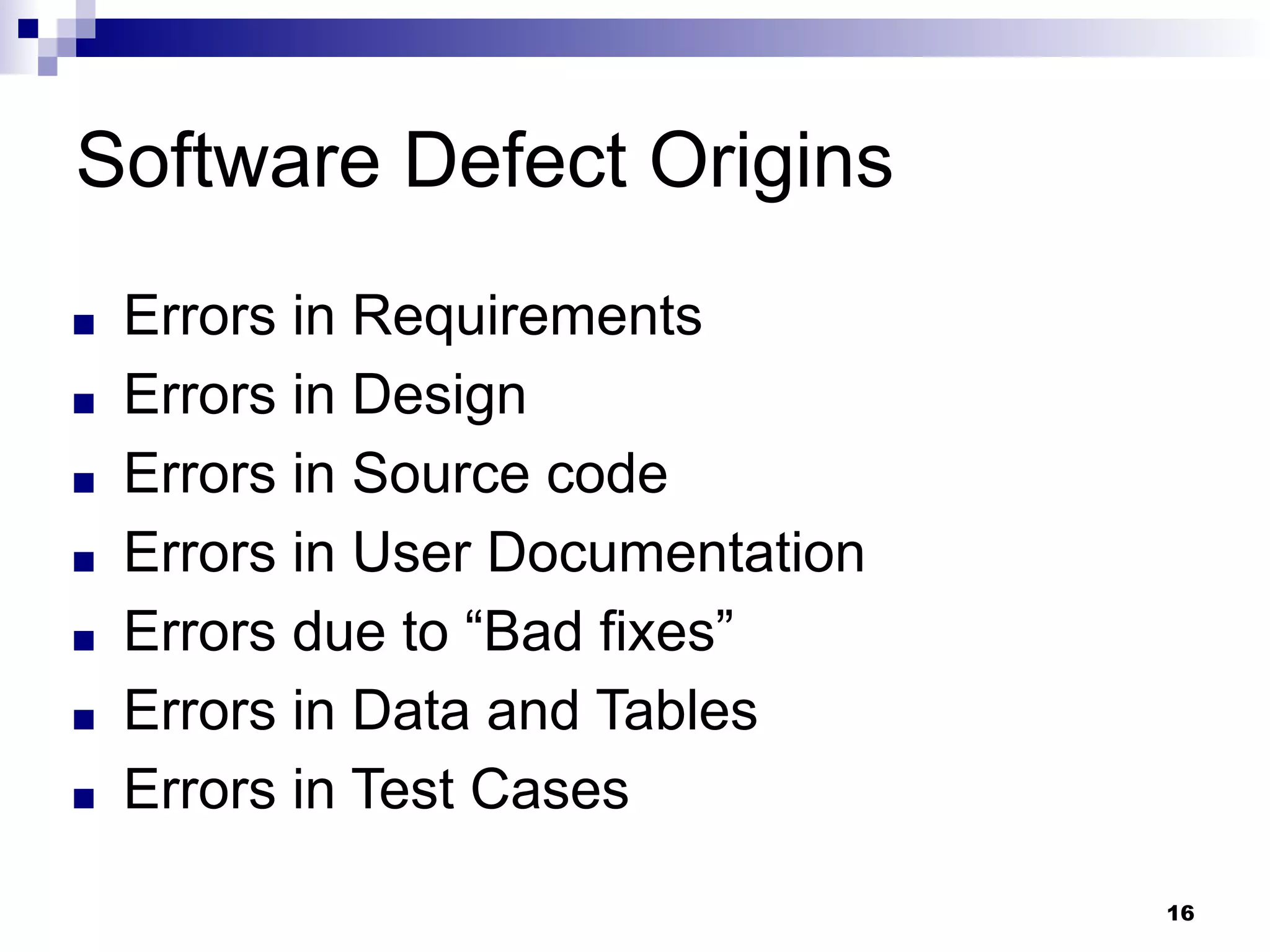 Software Defects.pdf | Operating Systems | Computer Software and ...