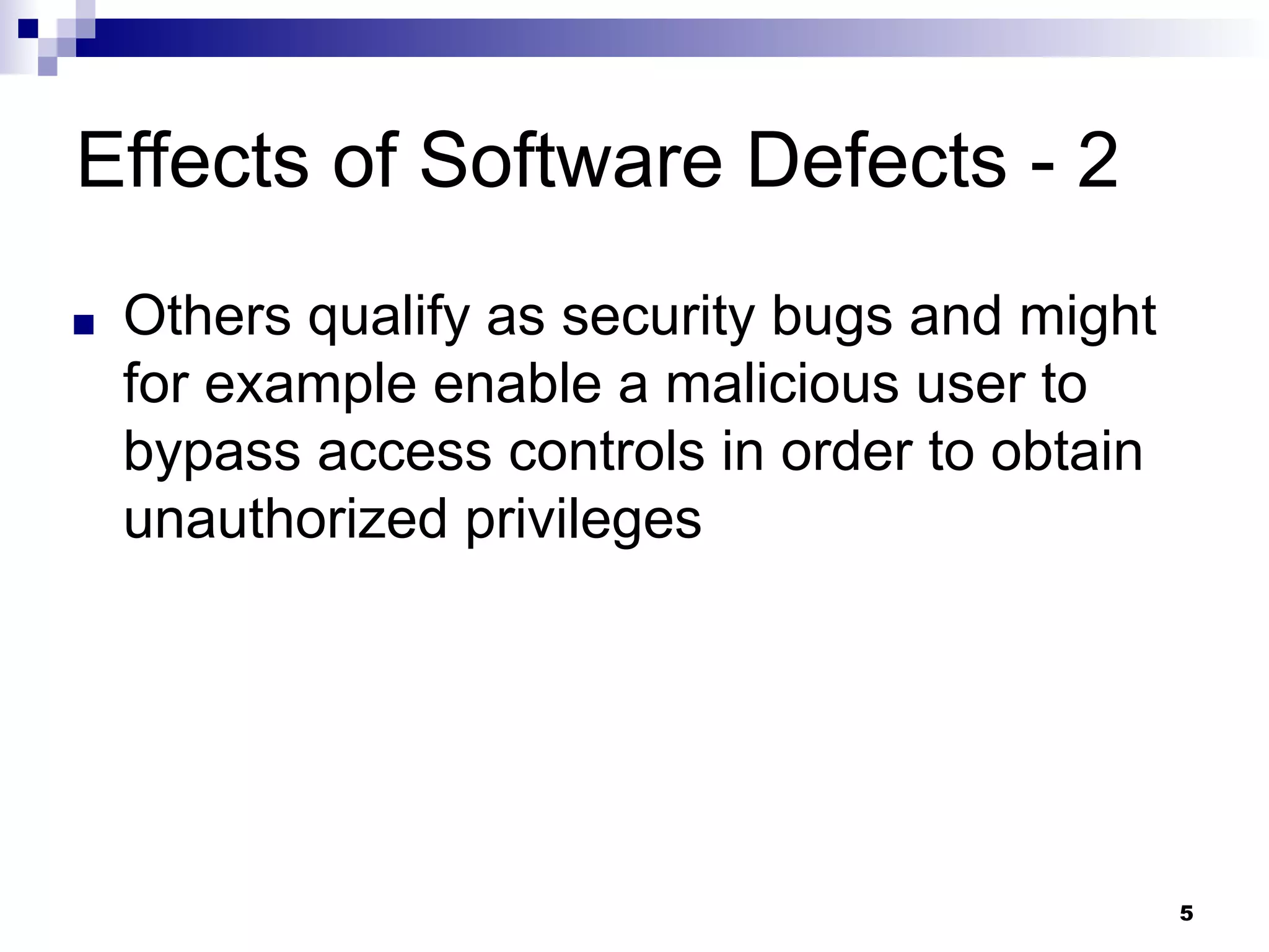 Software Defects.pdf | Operating Systems | Computer Software and Applications