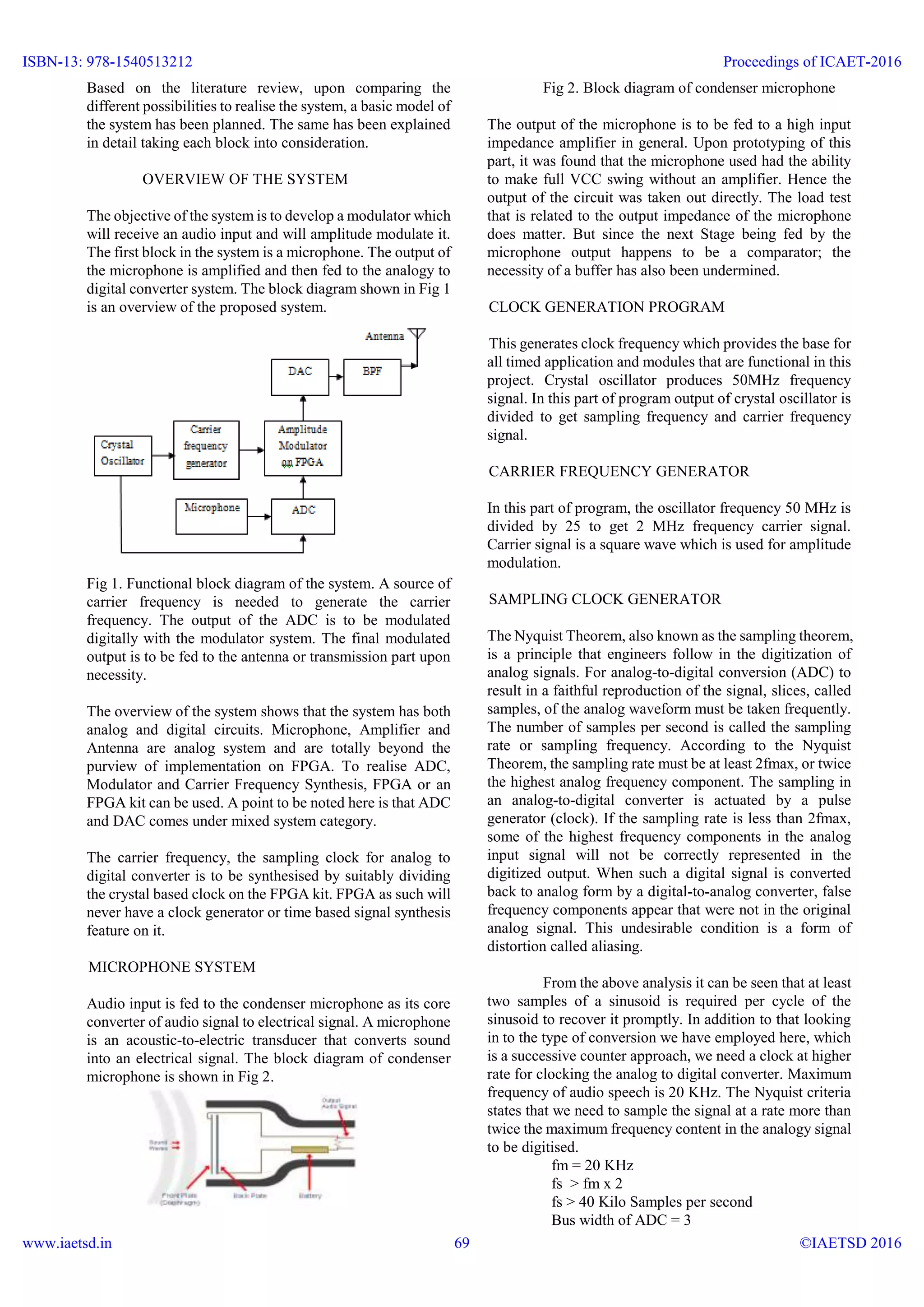 iaetsd Software defined am transmitter using vhdl | PDF | Digital Audio | Computer Software and ...