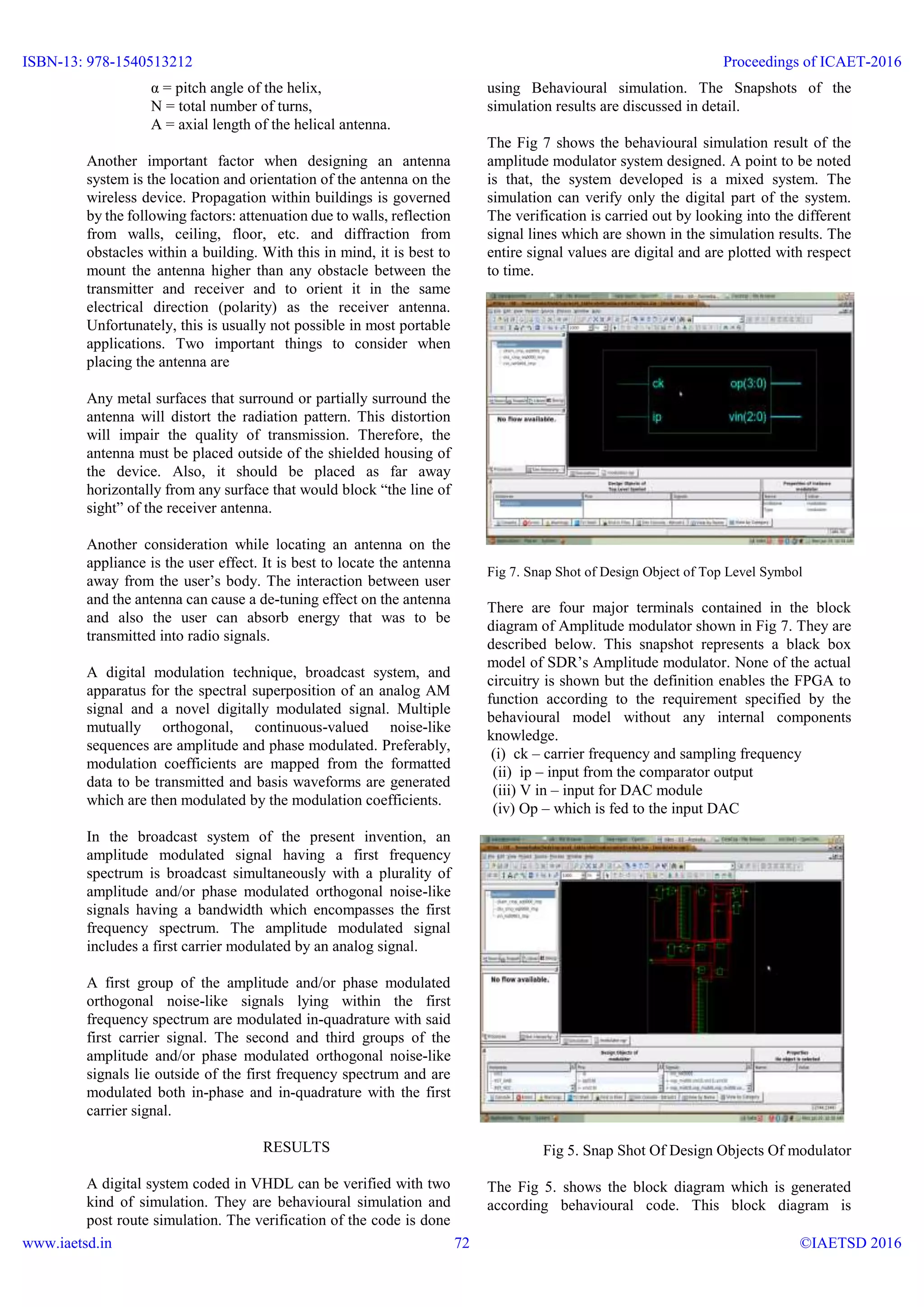 iaetsd Software defined am transmitter using vhdl | PDF | Digital Audio | Computer Software and ...