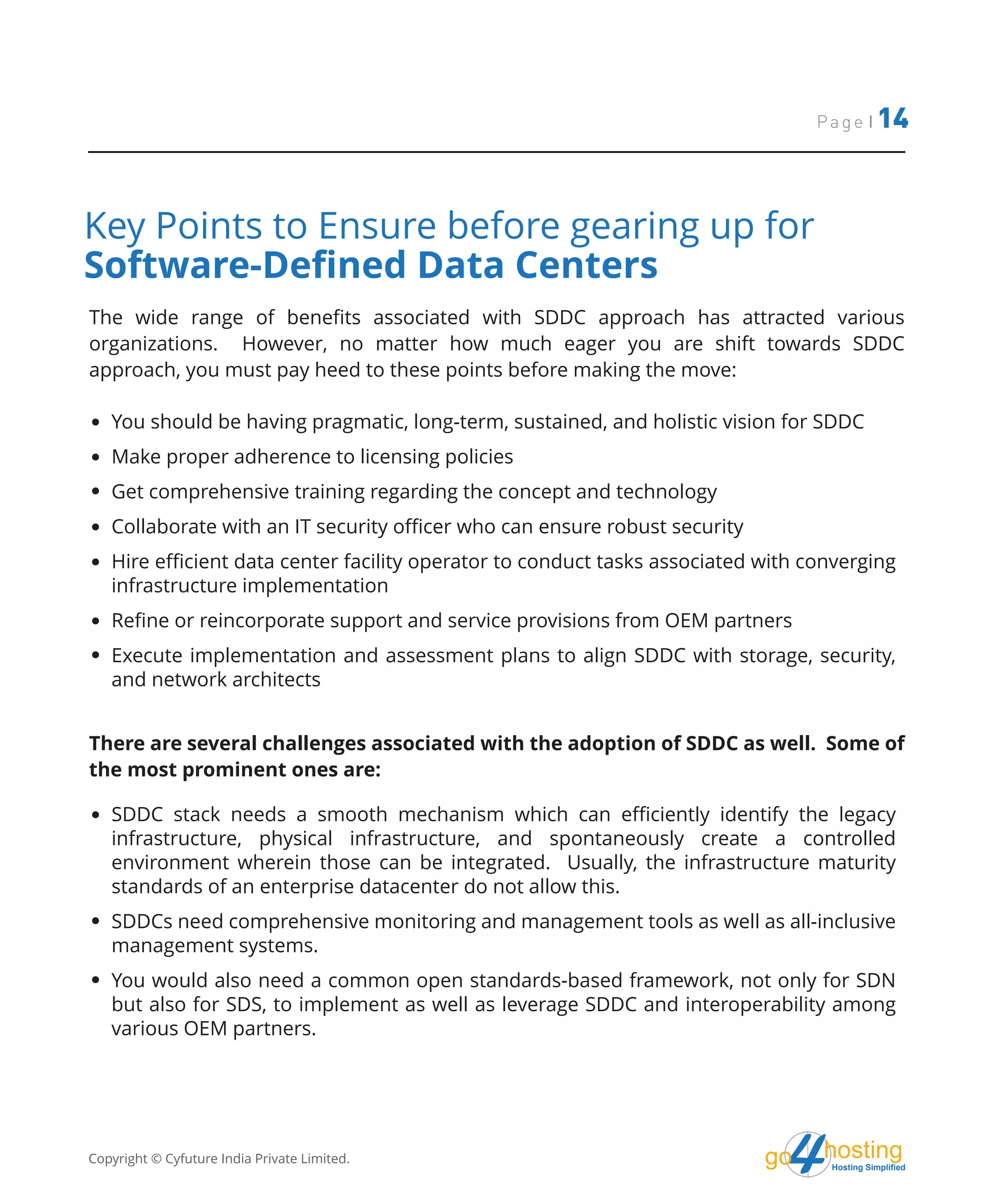 Software defined data center | PDF