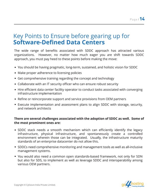 Software defined data center | PDF