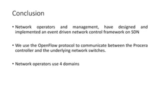 Software defined network | PPT