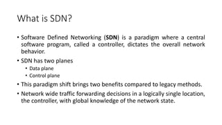 Software defined network | PPT