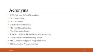 Software defined networking introduction | PPT