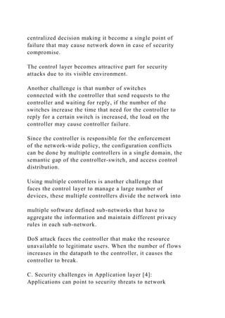 Software Defined Networking Attacks and Countermeasures .docx