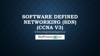 Software Defined Networking (SDN) | PPT